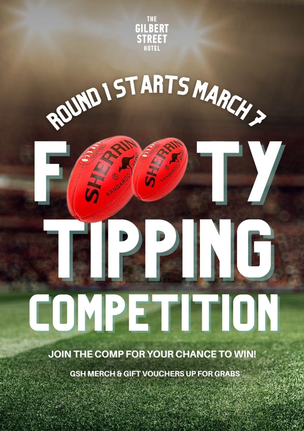 GSH Footy Tipping Competition - Gilbert Street Hotel